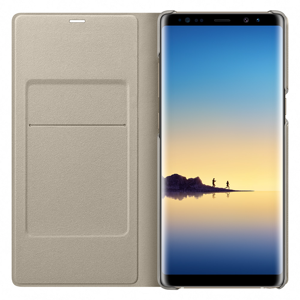 Samsung Galaxy Note 8 LED View Cover Gold | vind de beste prijs bij ...